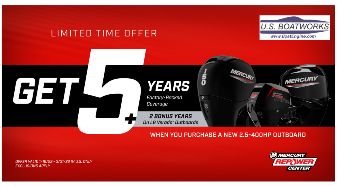 Mercury’s FREE 5 Year Warranty | Mercury Marine Promotion